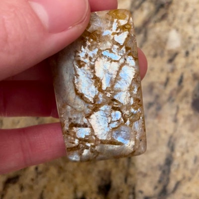 FISHSCALE PERISTERITE Stone, Free Form Cut, Polished Peristerite Stone ...