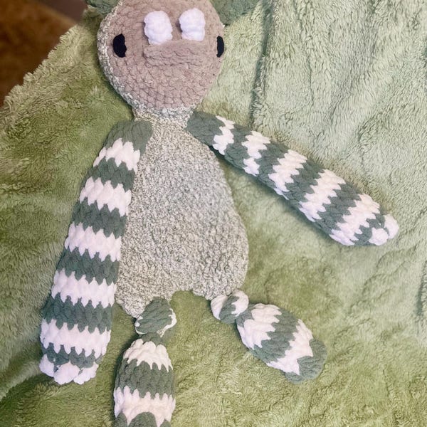 Big + Little Maven Monster Knotted Lovey — Crochet Monster PATTERN - Etsy