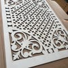 Art Deco Trellis Column Decorative Screen for Radiator Cabinets | Laser ...