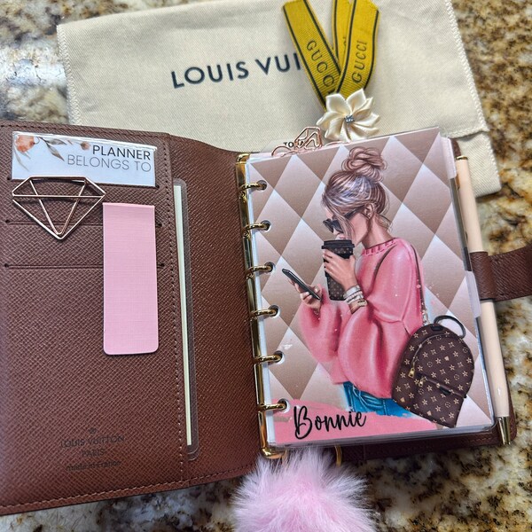 Fashion Style Girl Agenda Insert Dashboard or Cover Set for Your ...