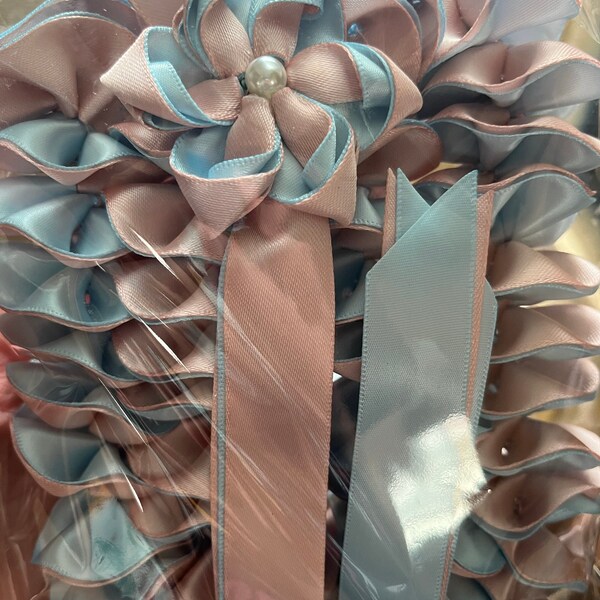 Custom Graduation Lei, Celebration Lei, Ribbon Lei, College Graduation ...