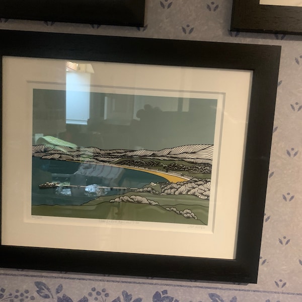 Limited Edition Print of an Original Line Drawing of Swallow Falls ...