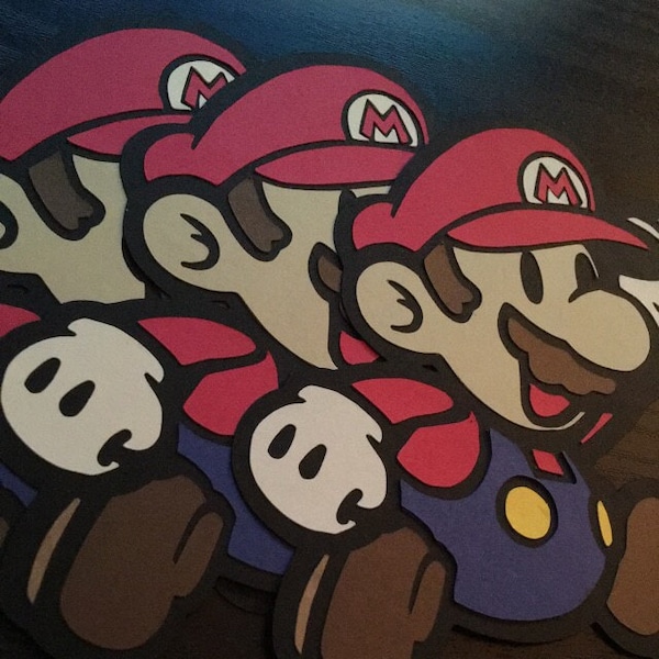 Mario Scene Set (SVG, EPS, PNG, Dfx) Cut Files for Use With Silhouette ...