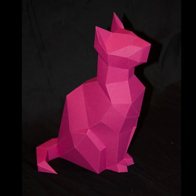 Papercraft 3d YORKSHIRE TERRIER Dog Puppy Low Poly Paper - Etsy