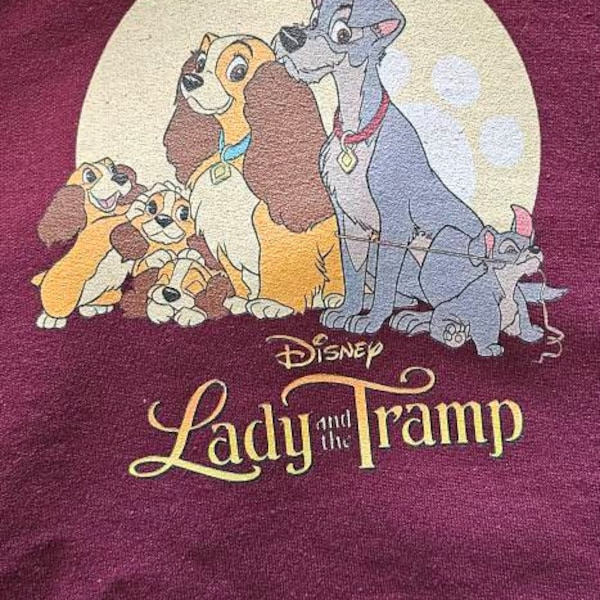 Disney Lady and Tramp Family Shirt, Vintage Lady and Tramp T-shirt ...