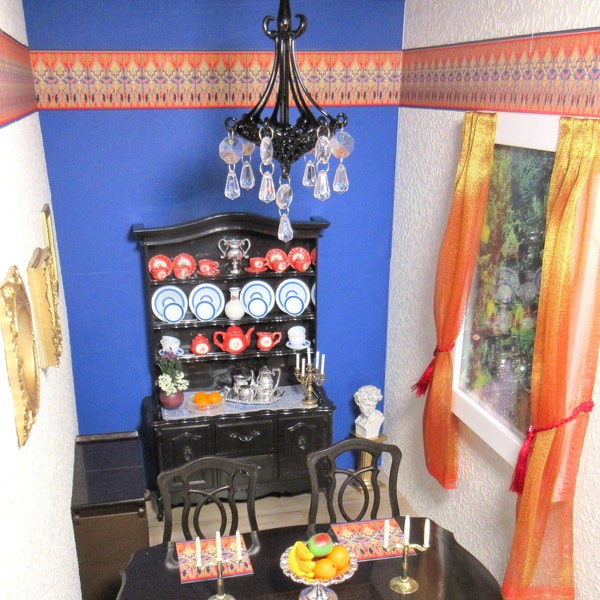 Dollhouse Wallpaper Border: 5 Styles, 12th/16th/24th Scale (2 Sheets ...