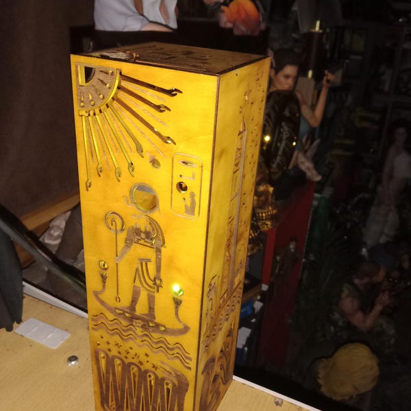 Circuit Board Desk Lamp | Cyber Style Night Light | Lantern Gift for ...