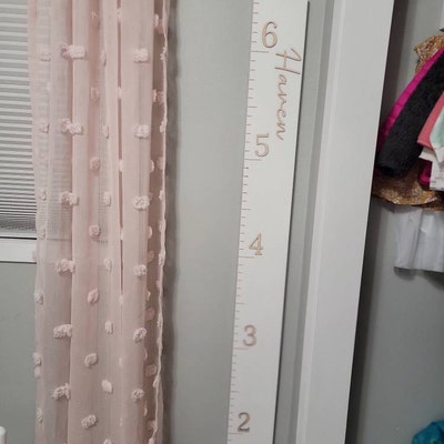 Growth Chart Ruler 3D, Wooden Measuring Stick for Kids, Giant Wall ...