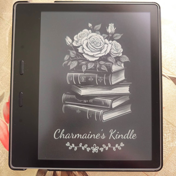 YOUR NAME Personalized Kindle Lock Screen, Wallpaper for Kindle ...