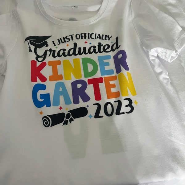 Kindergarten Svg, Kindergarten Graduate 2024 SVG, Officially Graduate ...