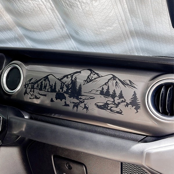 Fully Custom Dashboard Glove Box Vinyl Decal Sticker |fits Jeep ...