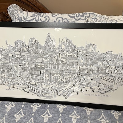 Cleveland Guardian of Transportation Drawing - Etsy