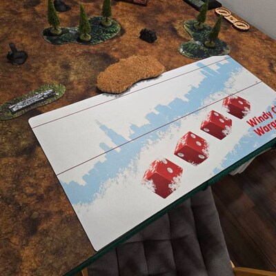 Black Play Mat / Gripmat Multiple Sizes Perfect for Miniatures, Rpgs ...