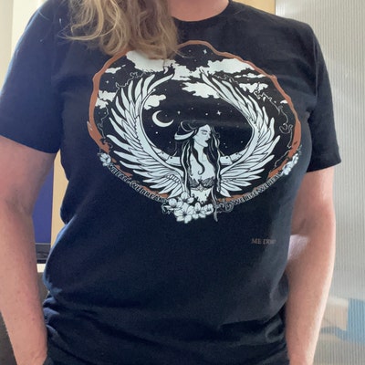 Fearless and Powerful Shirt Witchy Hands Witch Shirt Floral - Etsy