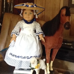 Colonial Day Dress 18 Inch Doll Clothes Pattern Designed to Fit Popular ...