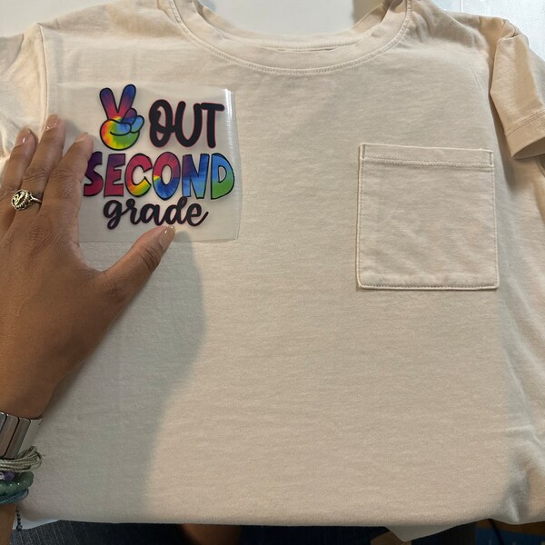 Peace Out Second Grade - Last Day of School Tie Dye 2nd Grade Kid ...