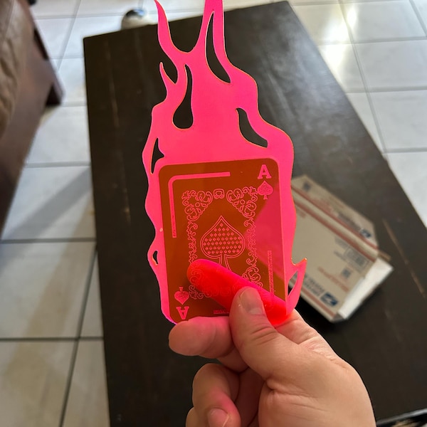 Gambit Flaming Ace of Spades Cosplay Card - Etsy