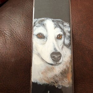 Pet Portrait Bookmark Hand Painted Custom Gift for Readers Pet Owner ...