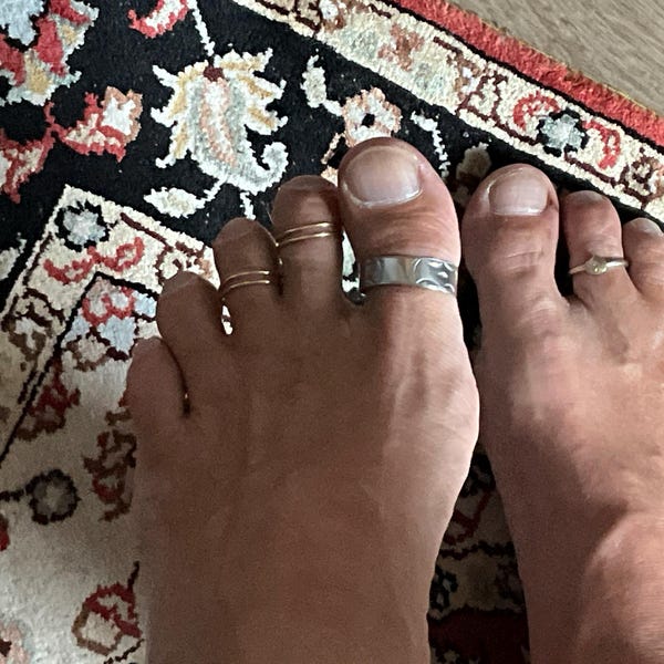How to Find Your Adjustable Toe Ring Size - Instructional Only - Etsy
