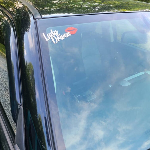Lady Driven Decal Stickers Car Window Stickers for Her - Etsy