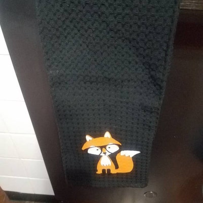 Fox Kitchen Towel, Fox Handmade Towel, Fox Towel, Fox Home Gift, Fox ...