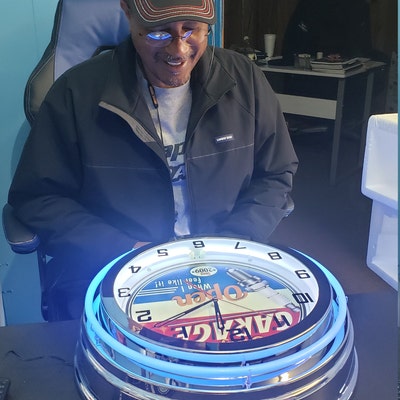 Workshop Garage Customized 16 in Neon Clock, Garage Repair Shop Light ...