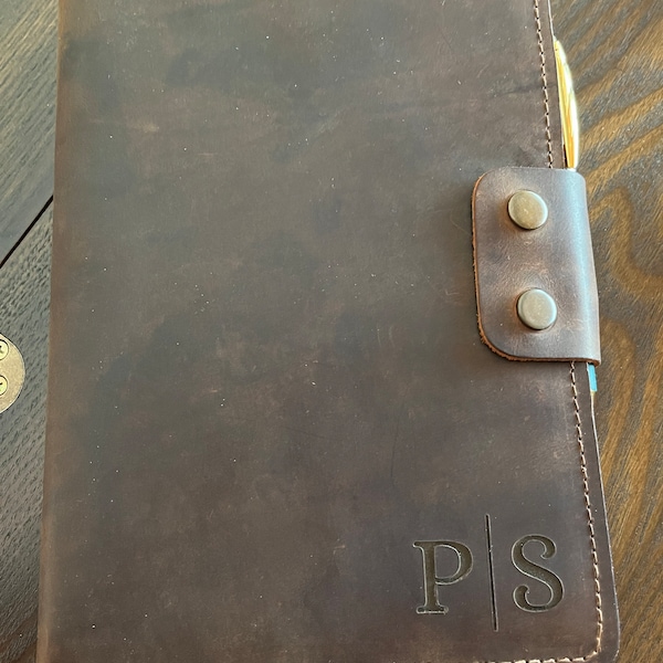 Leather Custom Engraved Journal, Personalized Journal, Custom Journal ...