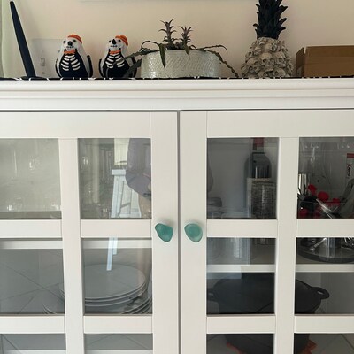 Beach Stone Nautical Knobs, Beachy Cabinet Knobs, Nautical Coastal Decor, Beach Rock Knobs ...