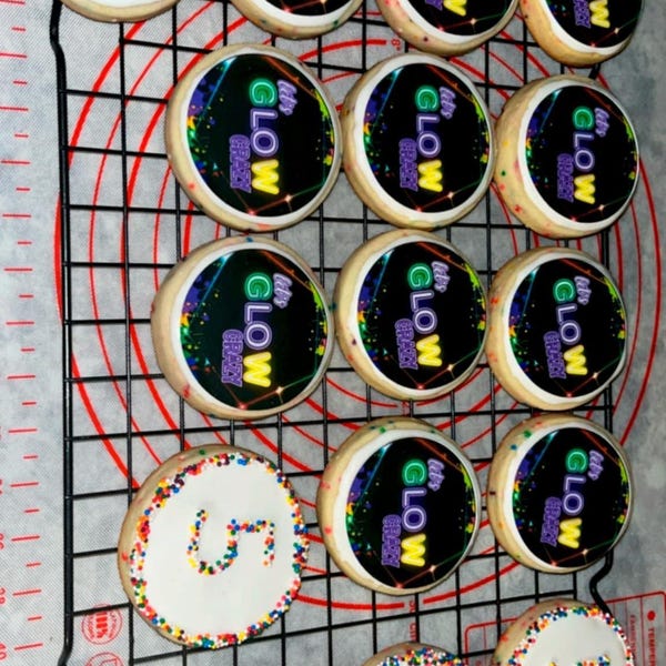 Glow Party Edible Image - Glow Party Neon Prints Are Perfect for ...