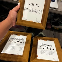 Storybook Diaper Raffle Game Sign, Book Theme Baby Shower Diaper Raffle ...