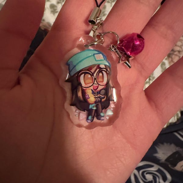 DOUBLE SIDED Chibi Star Guardian Xayah and Rakan Acrylic Keychains ...