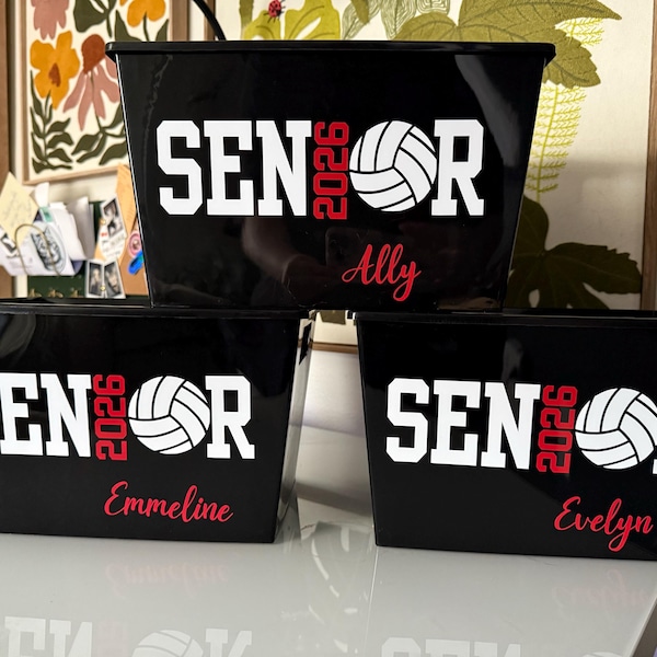 Personalized Volleyball Team Gift Buckets for Party, Custom Volleyball ...