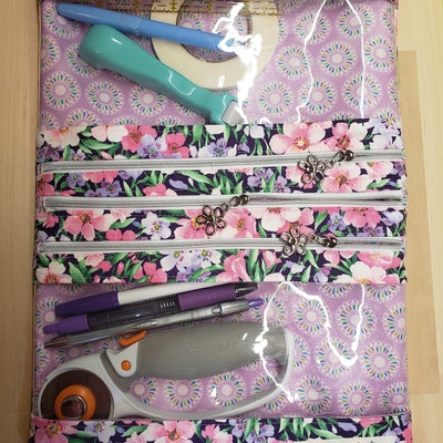 Natalie Pouch PDF Sewing Pattern With SVG File for Cricut, Brother Scan ...