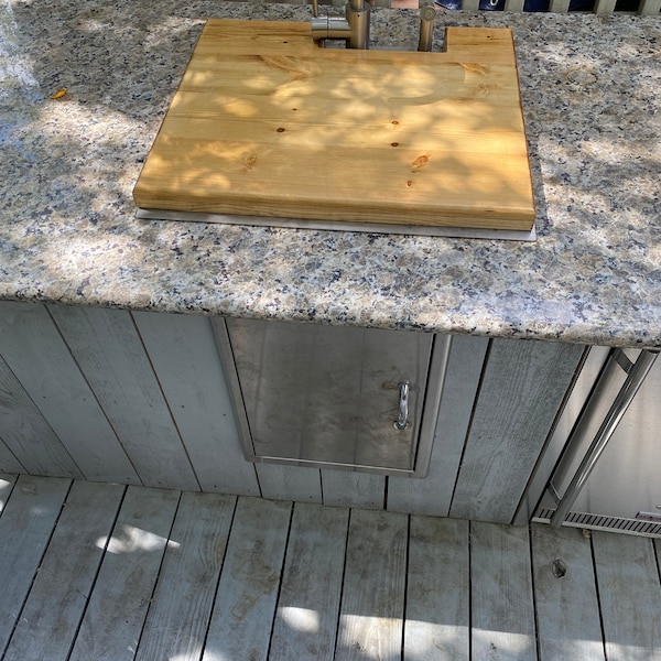 Custom Made Sink Covers to Fit Your Sink - Etsy