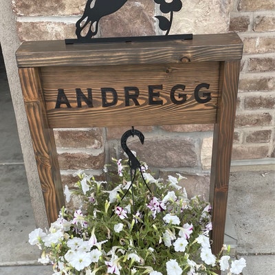 Goat Silhouette Mailbox Topper / Sign - Etsy