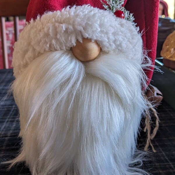 Rustic Santa Gnome | Holiday Gnome Decor, Tomte, Christmas Gnome ...