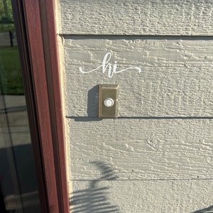 Modern Number Decal for Front Door Address Decal Front - Etsy