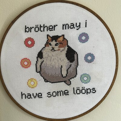 Brother May I Have Some Loops Cat Meme Funny, Modern, Subversive Cross ...