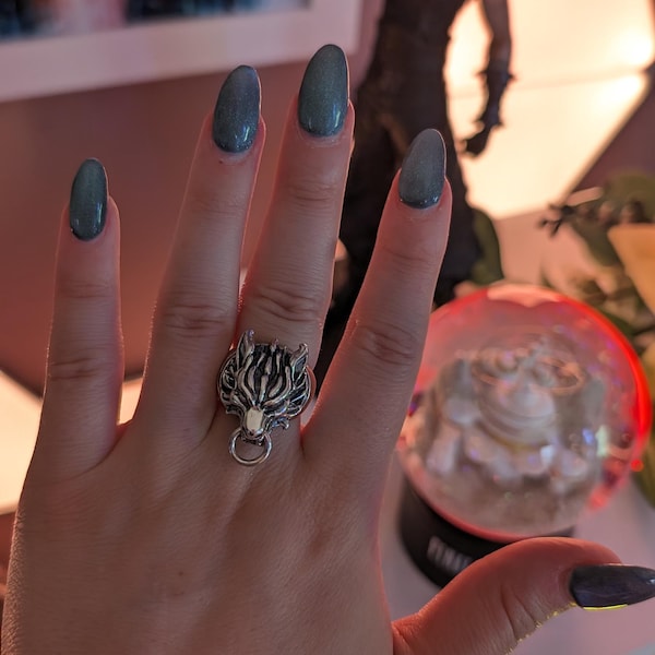 Howl and Sophie Ring Set in Sterling Silver With Genuine Faceted ...