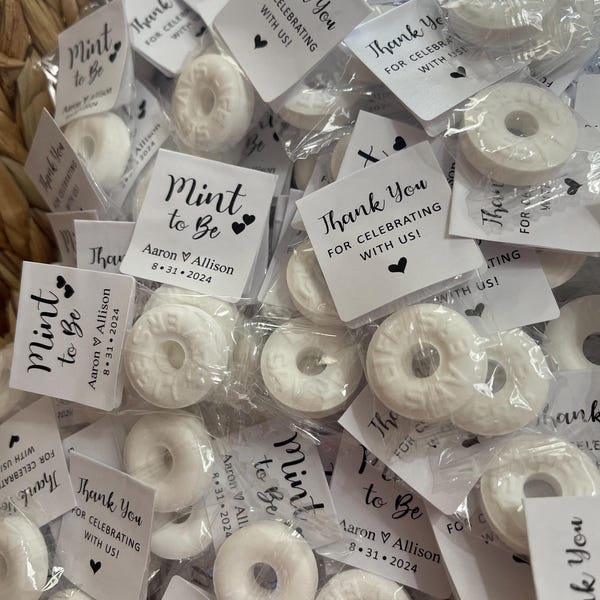 SET OF 120 Mint to Be Wedding Favors Life Savers Mints for Guest ...