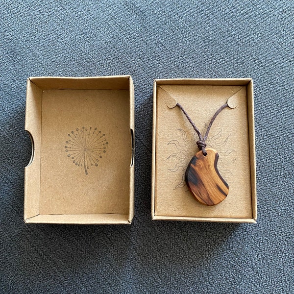 Rowan Wood Forest Pendant. Protection. Hand Carved to Order. Hemp Cord ...
