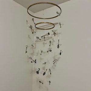 Flying Key Mobile for the Wizard Themed Nursery Magic Theme Baby Mobile ...