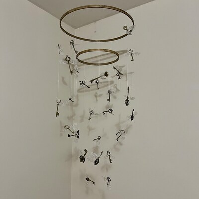 Flying Key Mobile for the Wizard Themed Nursery Magic Theme Baby Mobile ...