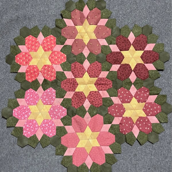 Crooked House Quilt EPP Template Set - SVG, US Letter & A4 Versions - Etsy