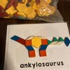7 Dinosaur Pattern Block Tangram Puzzles Printable Digital Download - Etsy