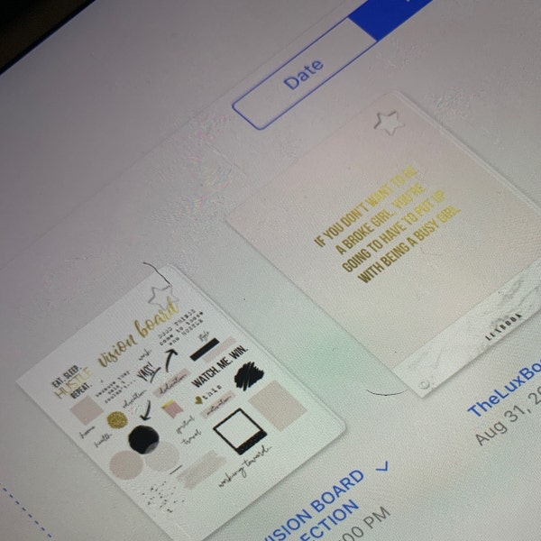 The Vision Board Collection by Luxbook, Goodnotes Stickers, Pink ...