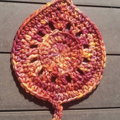 Crochet Leaf Coaster PATTERN Leaf Coasters Fall Leaves - Etsy