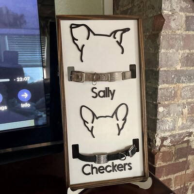 Custom Dog Ear Sign, Pet Loss Gift, Dog Ear Art, Personalized Gift, Dog ...