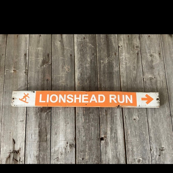 Custom Ski Trail Signs, Skiing Distressed Wood Sign. Personalized ...