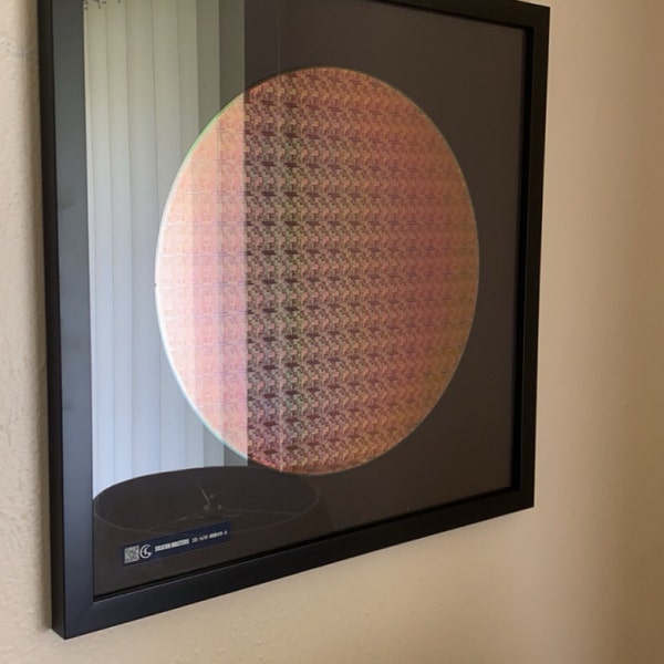 300mm 12 Inch Silicon Wafer Master Collection Framed Silicon Wafer With ...